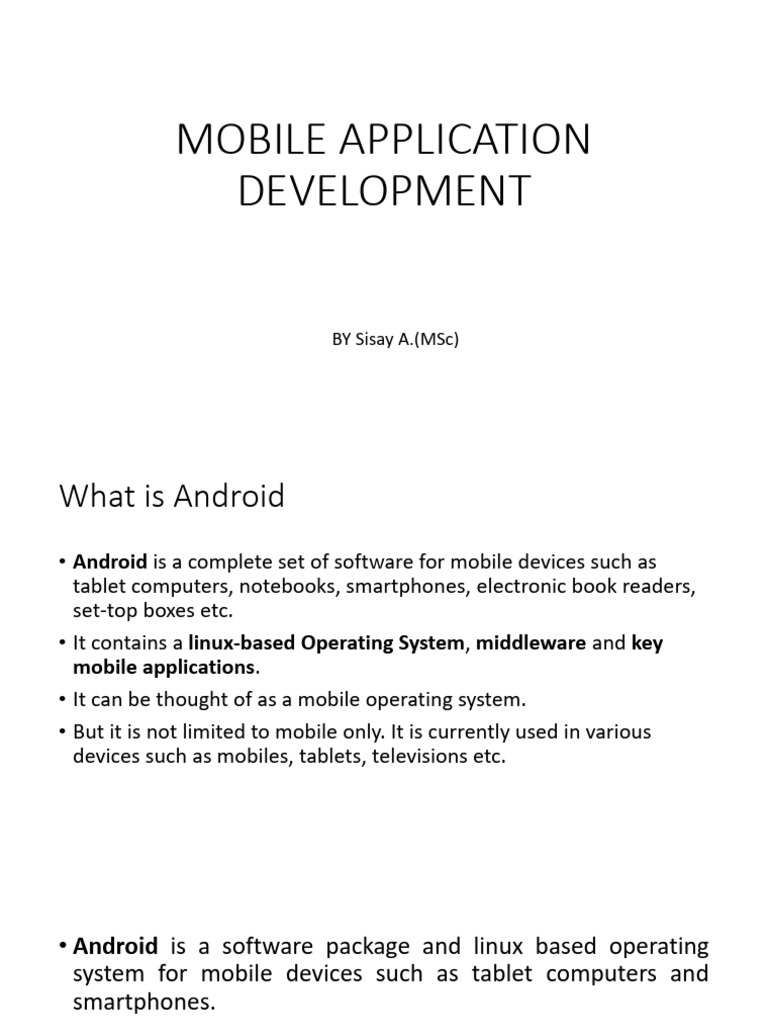 Merged Android App - Devp't | PDF | Android (Operating System) | Menu (Computing)