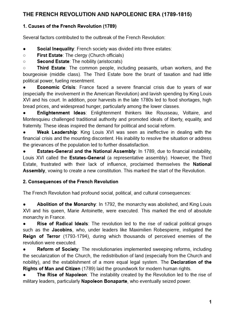 European History | PDF | First French Empire | Napoleon