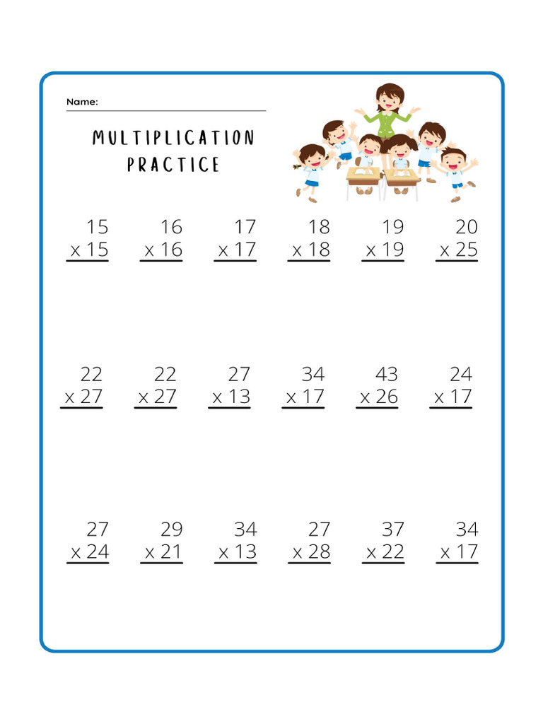 Perkalian Bersusun 2 Biru KTK | PDF