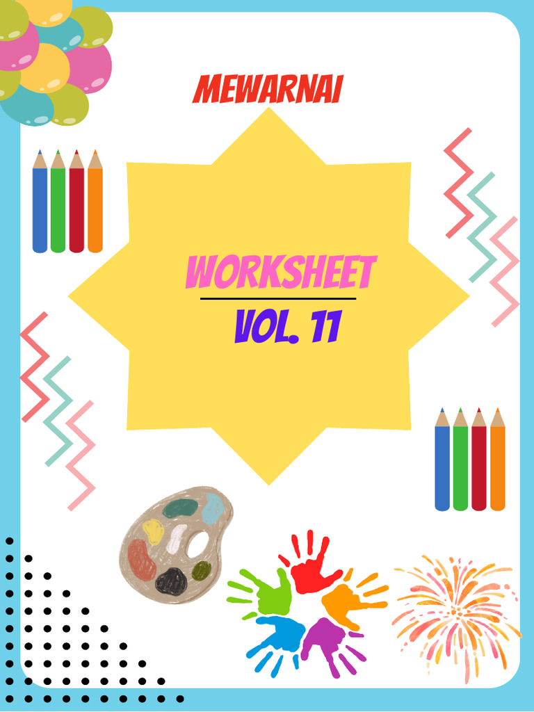 11. Worksheet Mewarnai Part 2 Vol. 11 | PDF