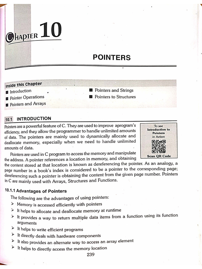 Pointers | PDF Pointers | PDF