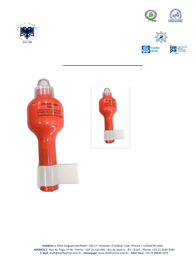 Lifebuoy Self-Igniting Light, - 2022 | PDF