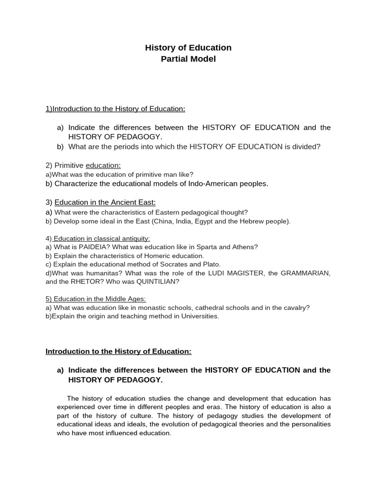 Partial History of Education | PDF | Socrates | Truth