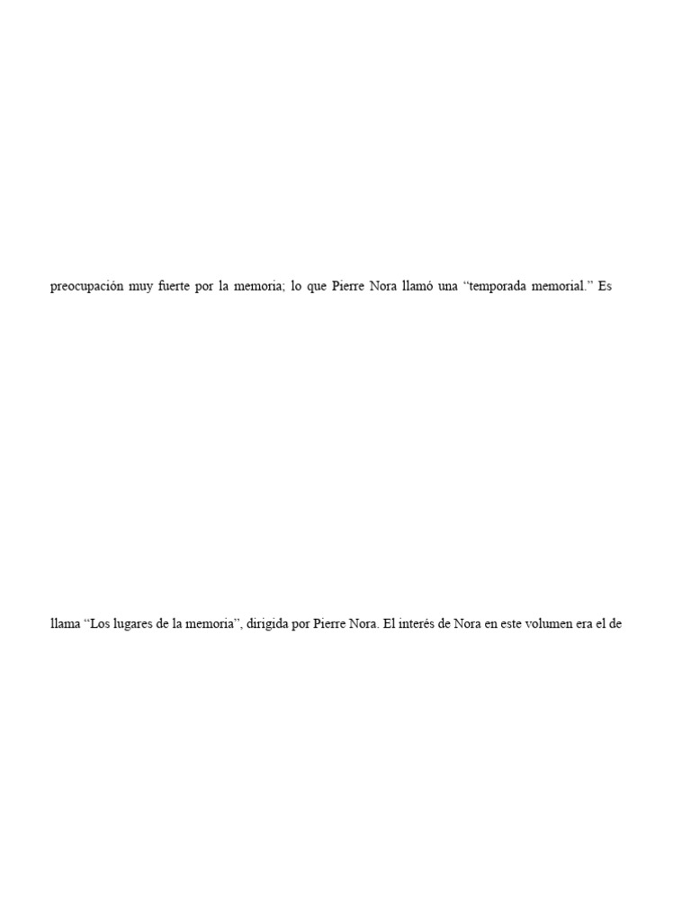 Memoria e Historia: Definiciones Clave | PDF | Memoria | Conocimiento