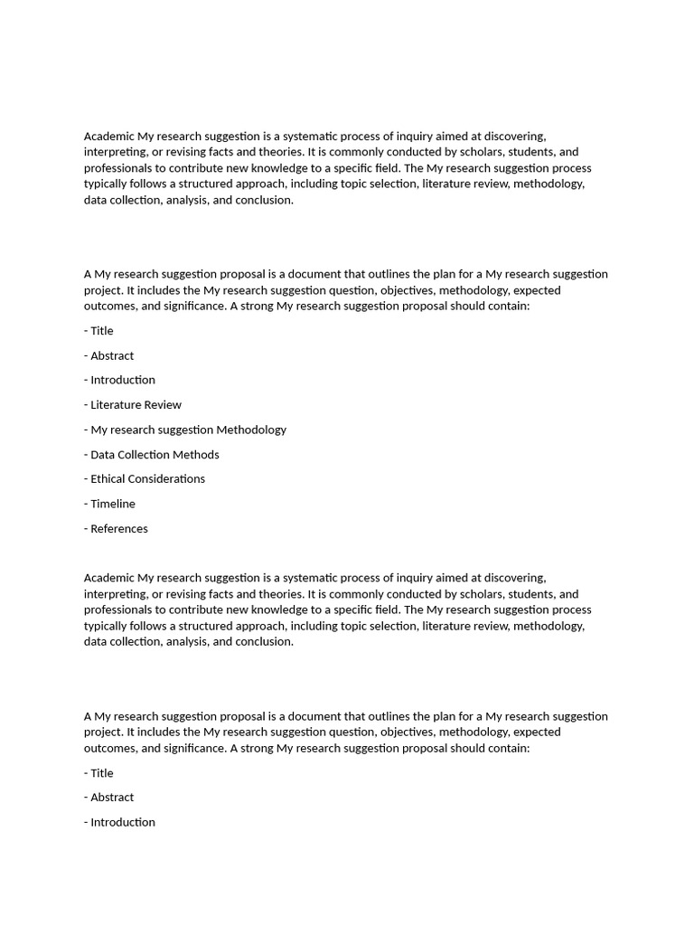 Guide to Crafting Research Proposals | PDF