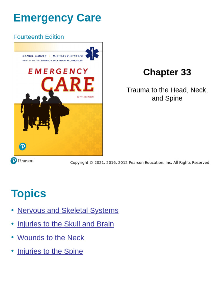 Head, Neck, and Spine Trauma Care | PDF | Vertebral Column | Nervous System