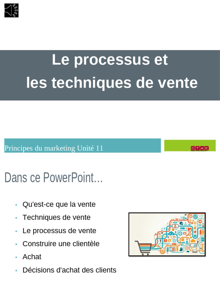 Processus de Vente PPT 1 | PDF | Sodles | Commercialisation