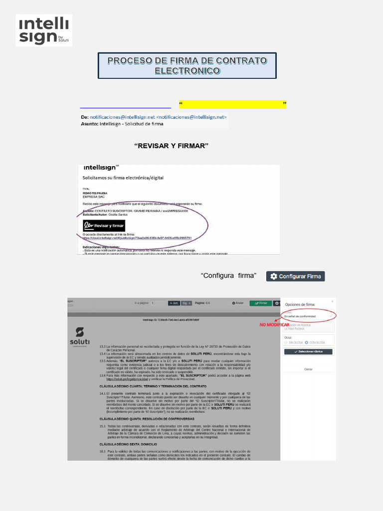 Guía para Firmar Contratos Electrónicos | PDF