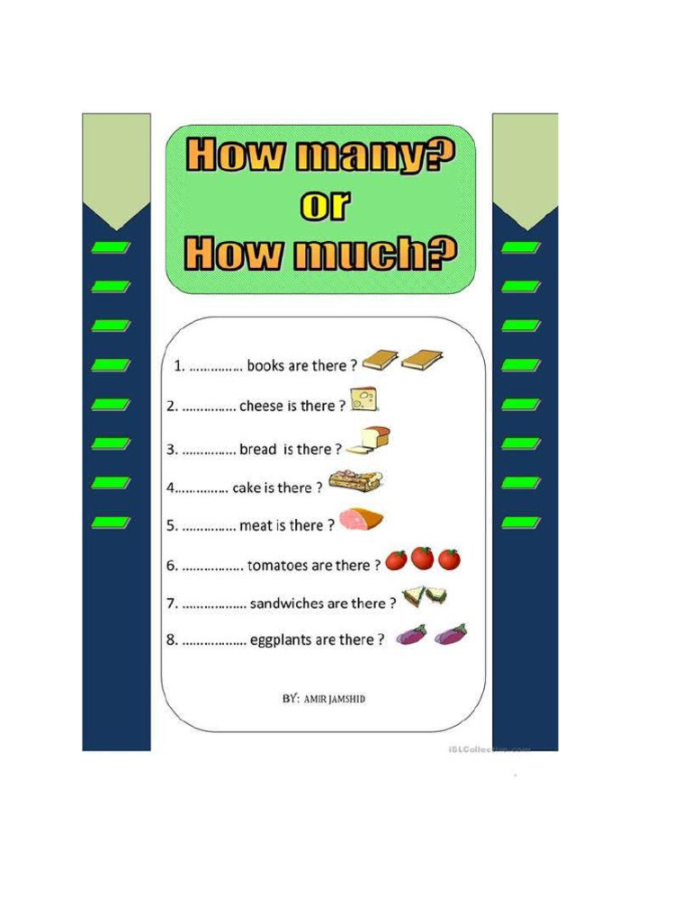 How Many How Much | PDF
