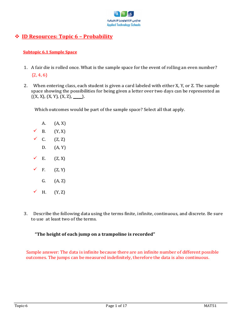 Probability and Counting Guide | PDF | Odds | Probability
