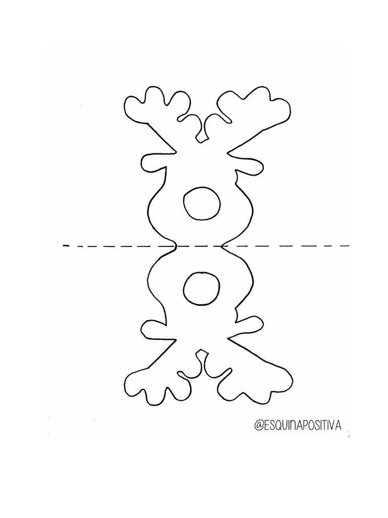 Molde reno navideño | PDF