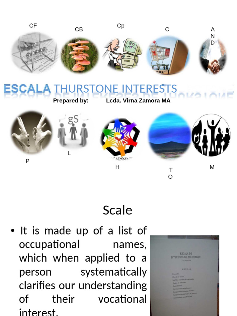 Thurstone's Scale of Interests | PDF | Attitude (Psychology) | Persuasion