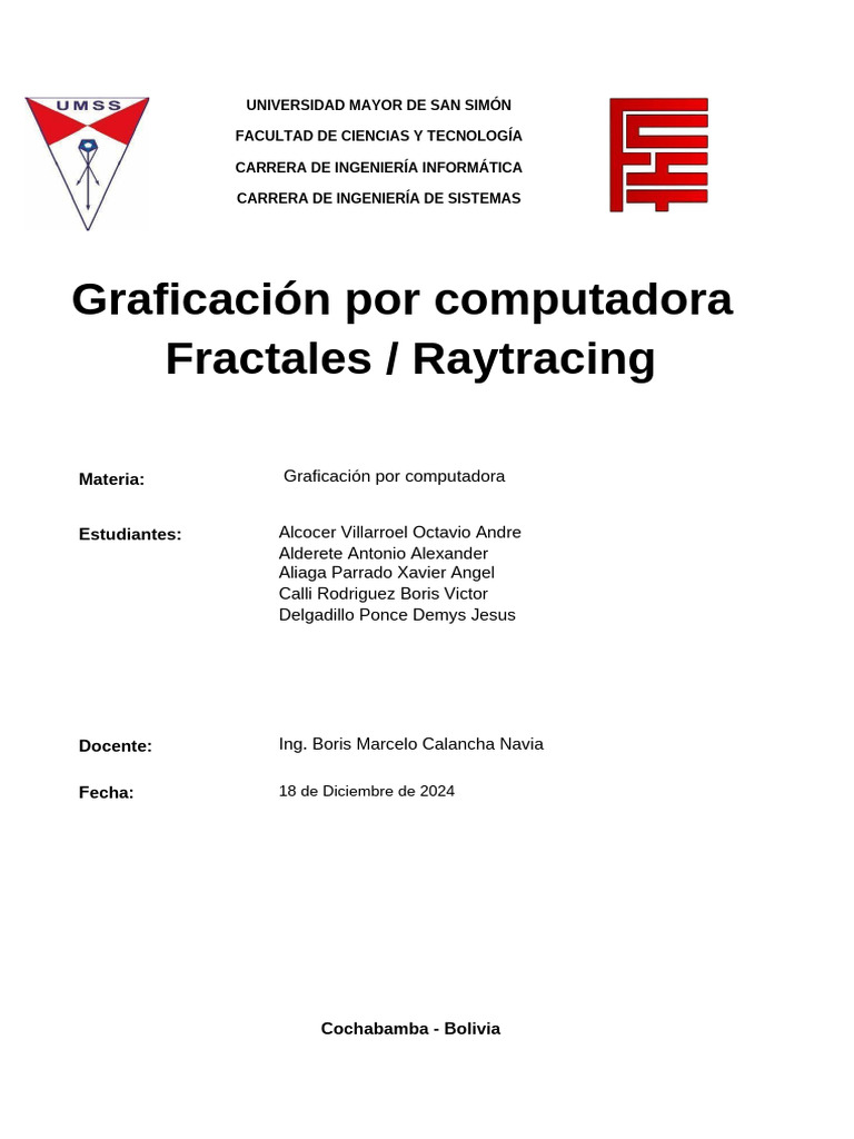 Fractales y Raytracing | PDF | Fractal