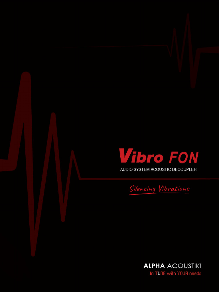 VibroFON Audio System Acoustic Decoupler | PDF | Loudspeaker | Sound ...