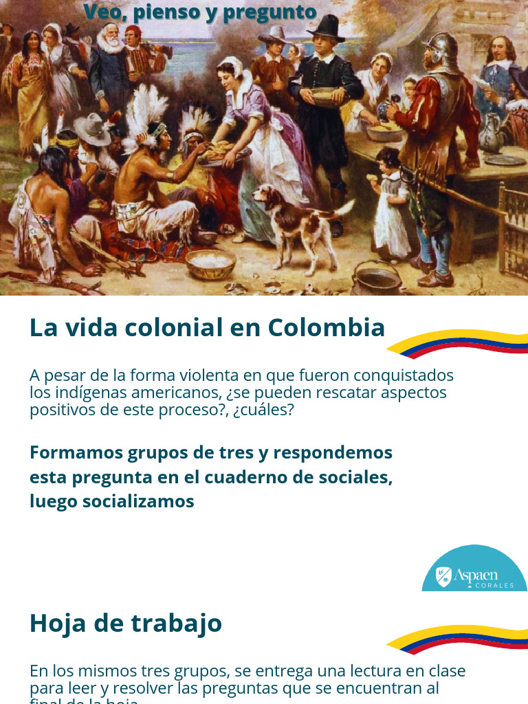 Aspectos de la Vida Colonial en Colombia | PDF