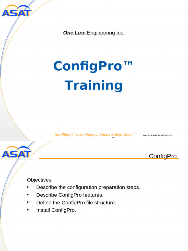 2 ConfigPro Training | PDF | Computer File | Databases