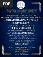 General Convocation 2025 NOTICE | PDF