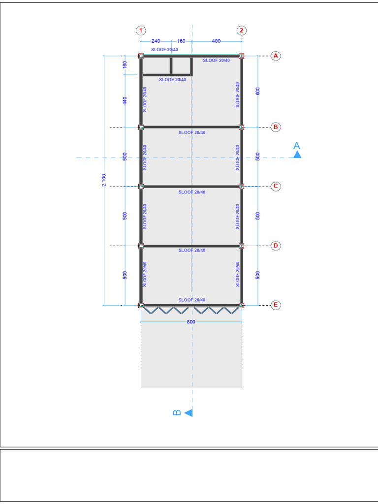 009 - Denah Rencana Sloof | PDF