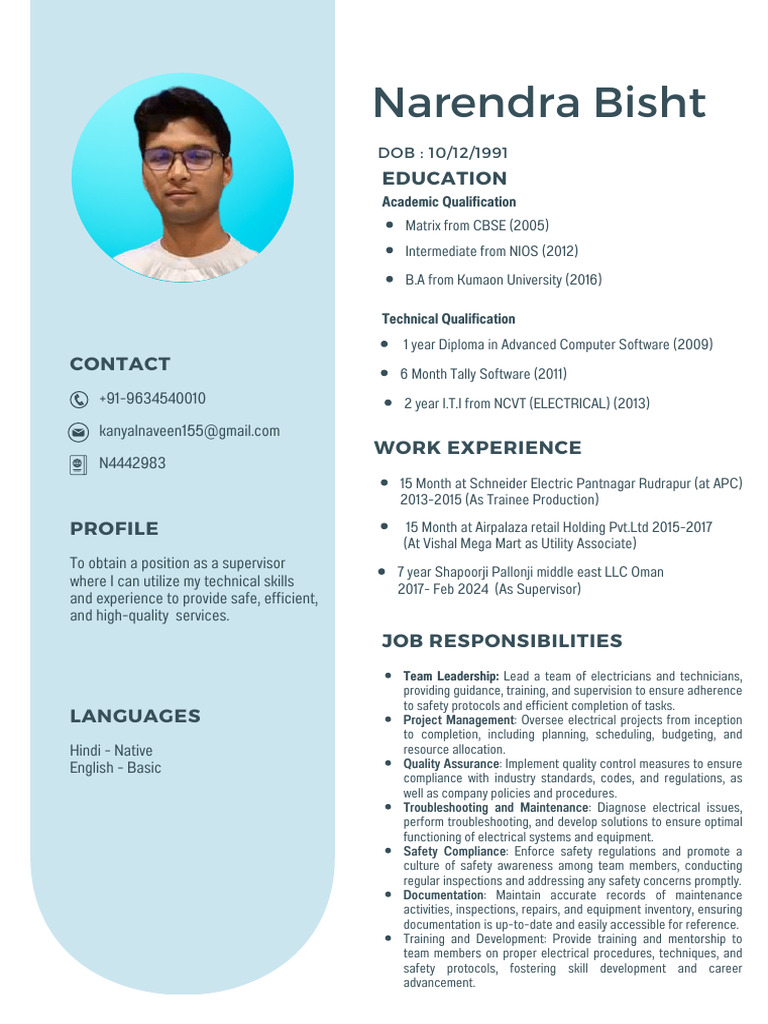 Narendra Bisht Resume 2024 | PDF | Regulatory Compliance