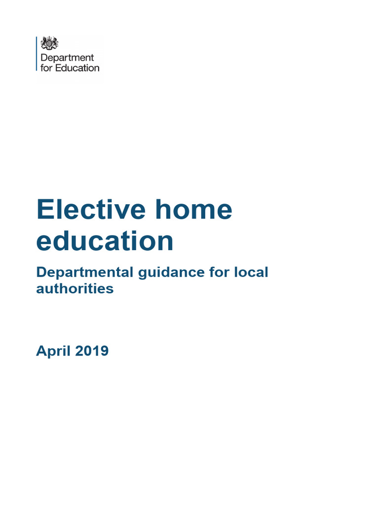 Elective Home Education Gudiance For LAv2.0 | PDF | Homeschooling | Parent