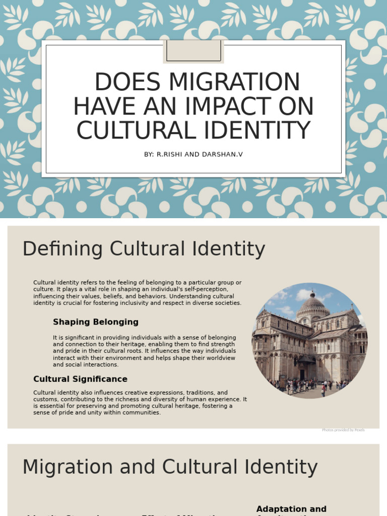 Migration's Impact on Cultural Identity | PDF | Identity (Social ...