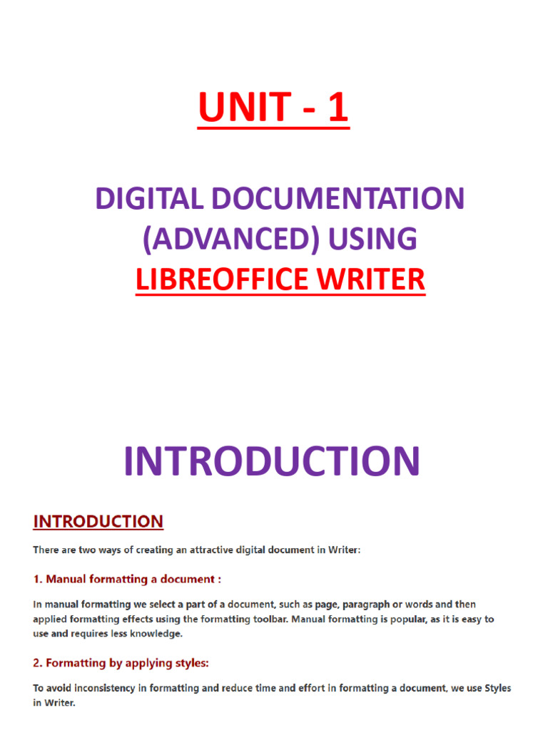 Lesson 1 Libre Office | PDF