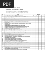 POMS Profile Questionnaire | PDF | Emotions | Psychology