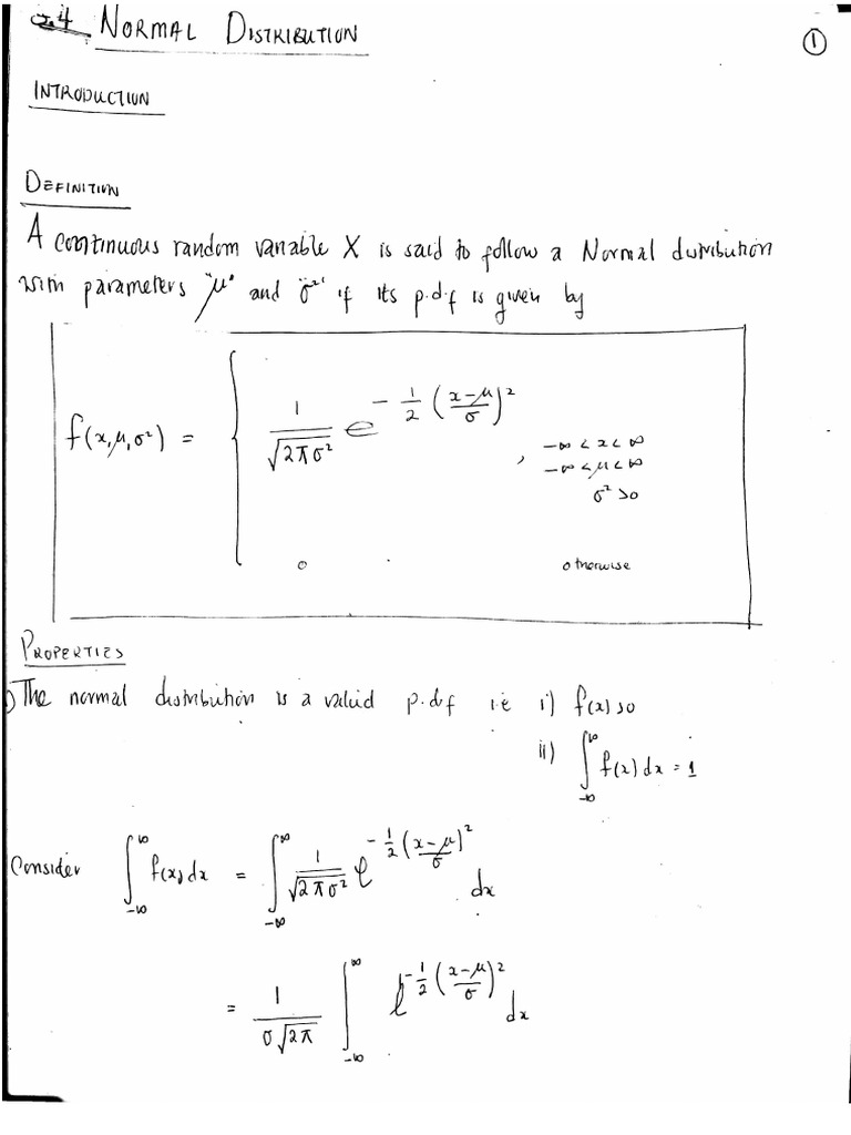 Normal Distribution | PDF