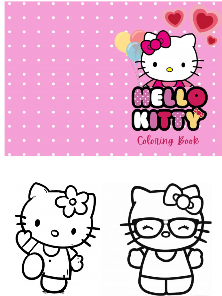 Libro para colorear de Hello Kitty | PDF