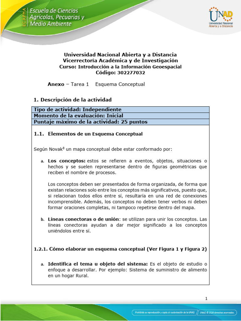 Anexo Tarea 1 - Esquema Conceptual | PDF
