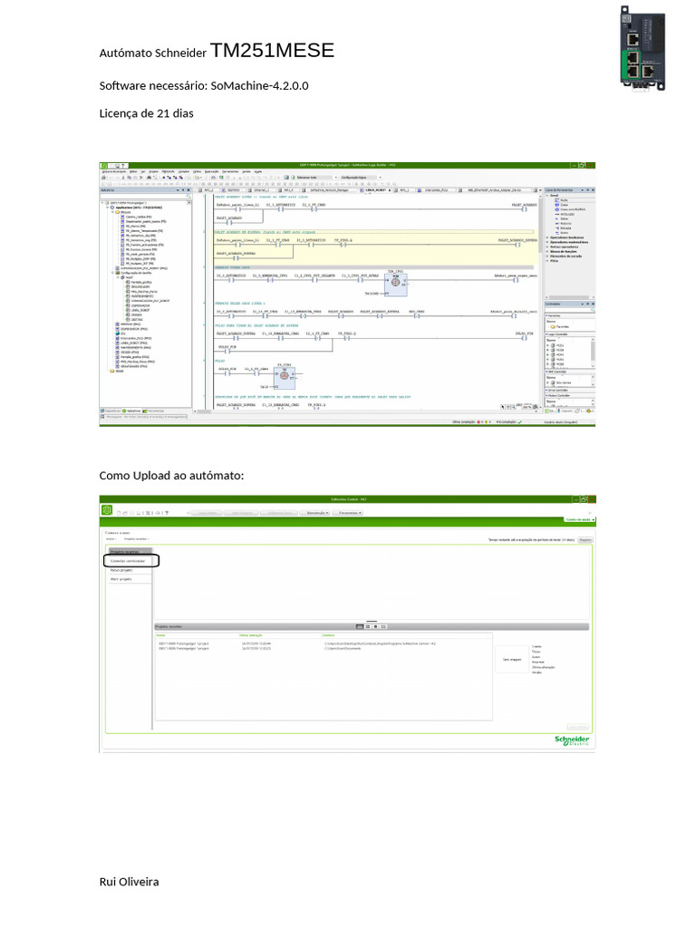 Configuración Autómato TM251MESE | PDF