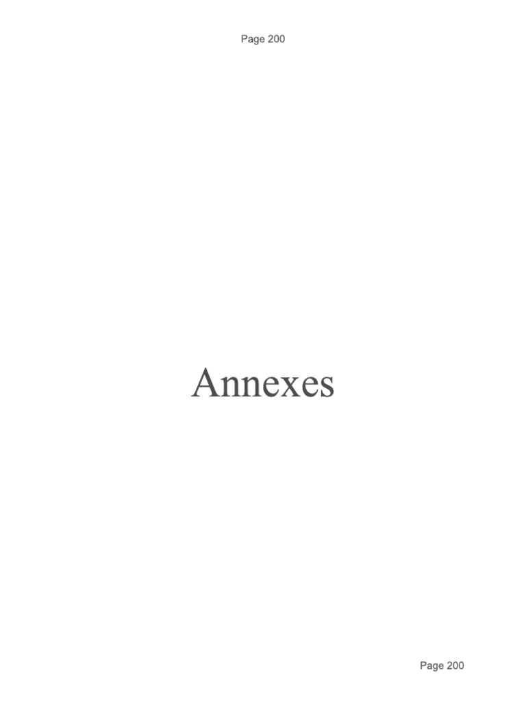 Annexes | PDF