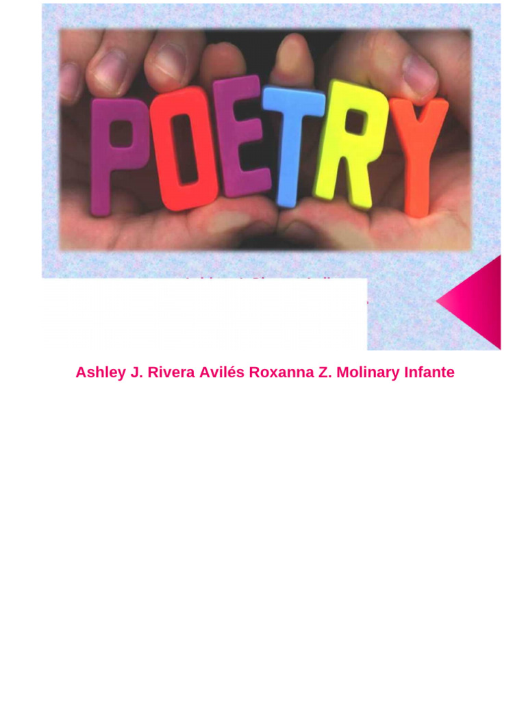 Poesía para niños | PDF | Poesía | Ritmo