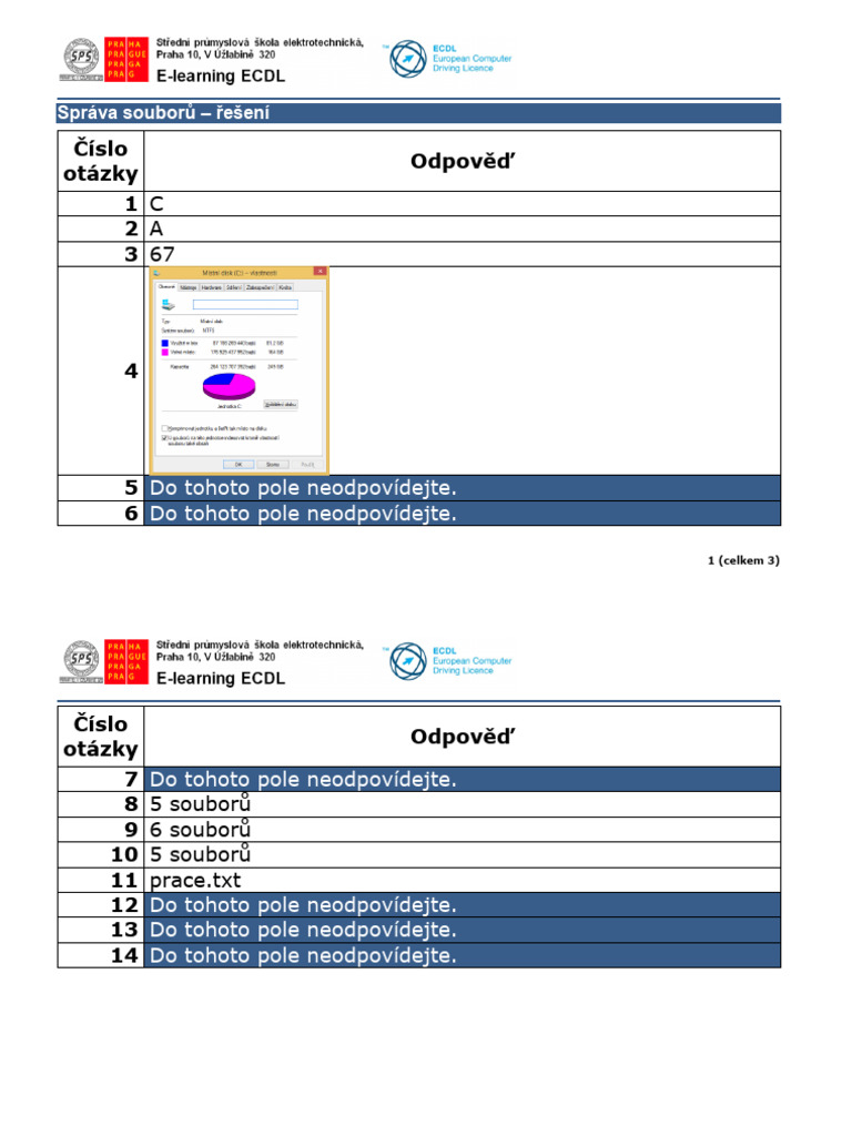 Sprava Souboru Reseni m2 | PDF