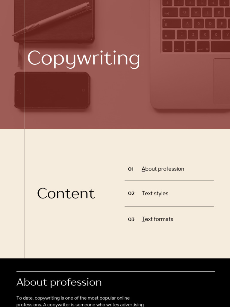 copywriting totorial | PDF | Copywriting | Advertising