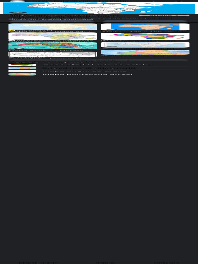Mapa Afryki Po Polsku - Szukaj W Google | PDF