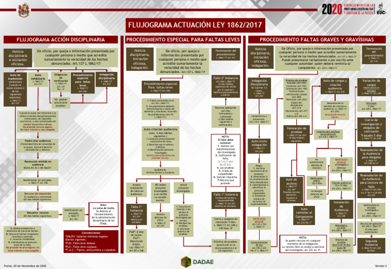 Flujograma Ley 1862/2017 | PDF | Ley Pública | Justicia