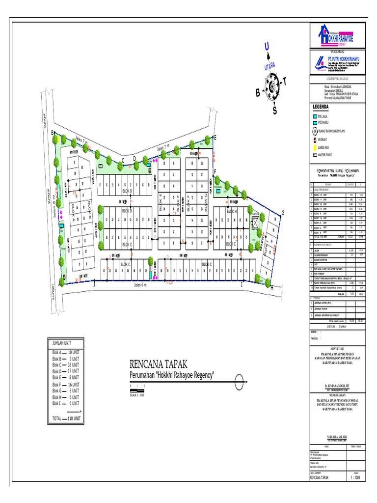 Rencana Tapak Musholla dan Perumahan | PDF