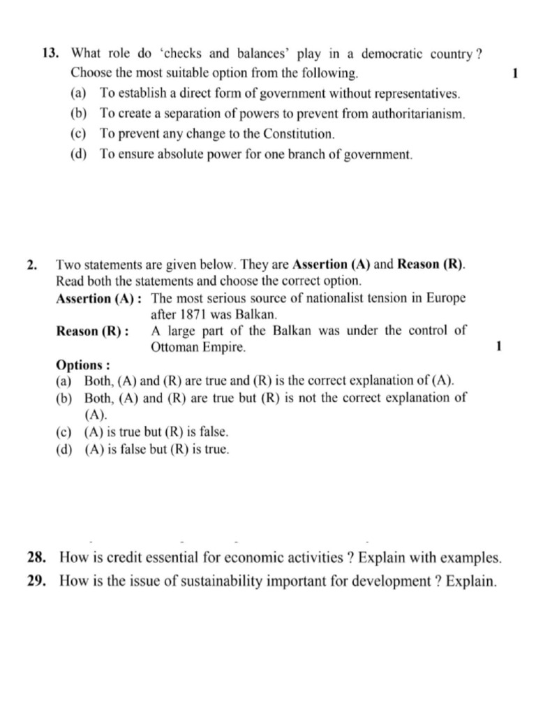 SST Important Pyq 1 | PDF