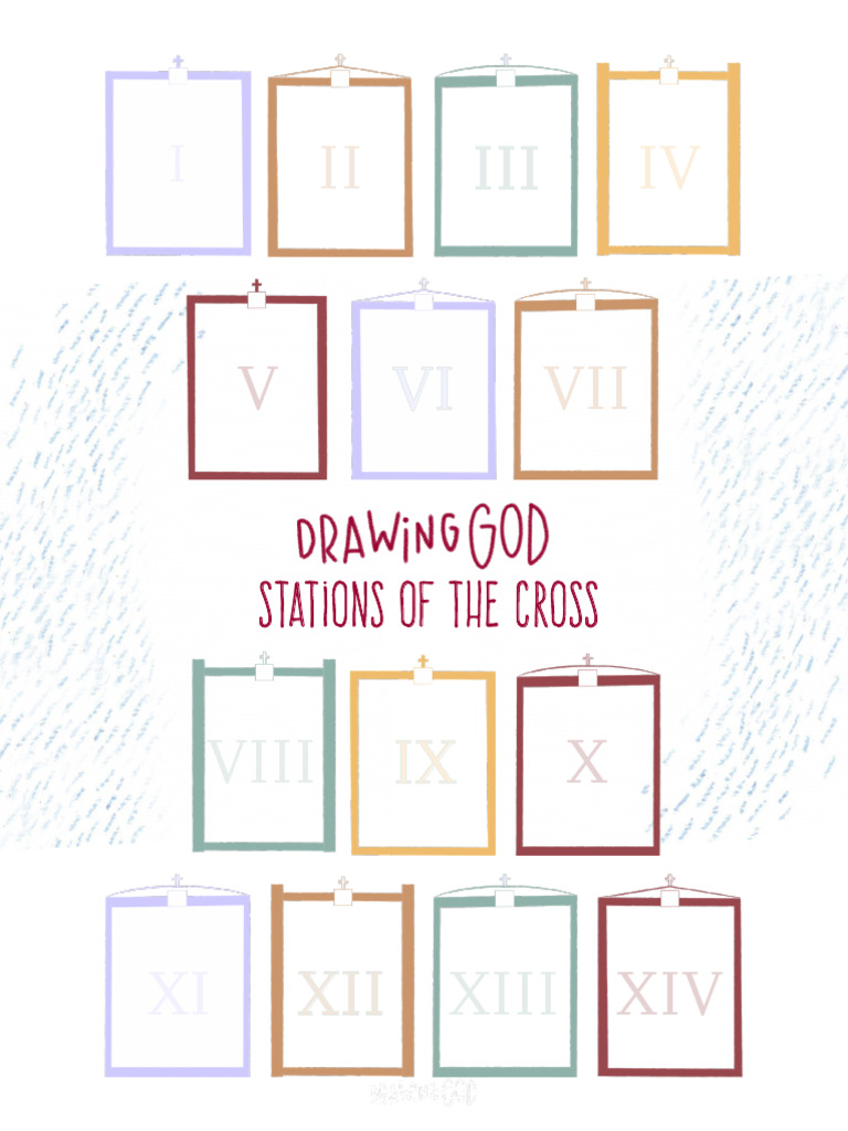 Drawing God Stations of The Cross | PDF | Jesus | Lent