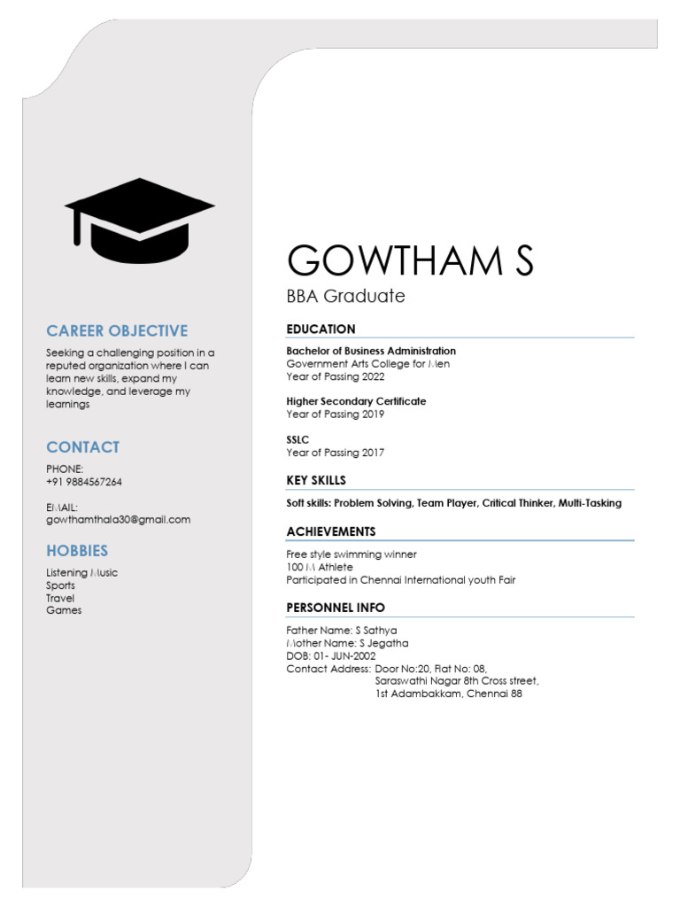 Gowtham S | PDF