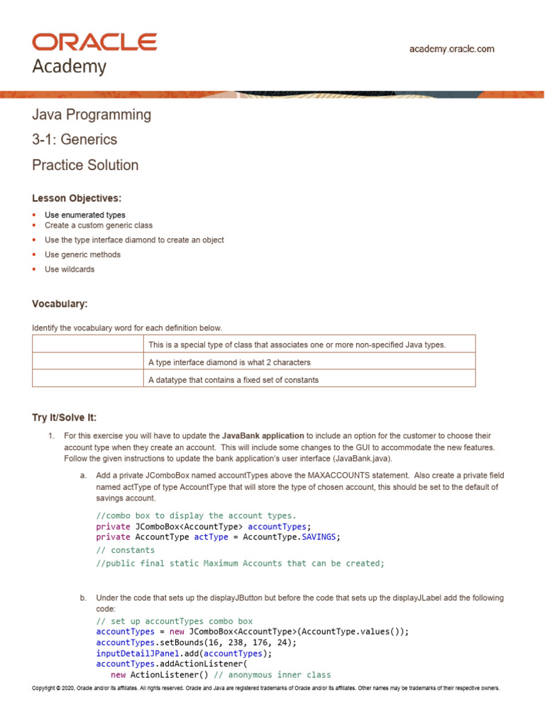 JP_3_1_Practice | PDF | Java (Programming Language) | Method (Computer Programming)