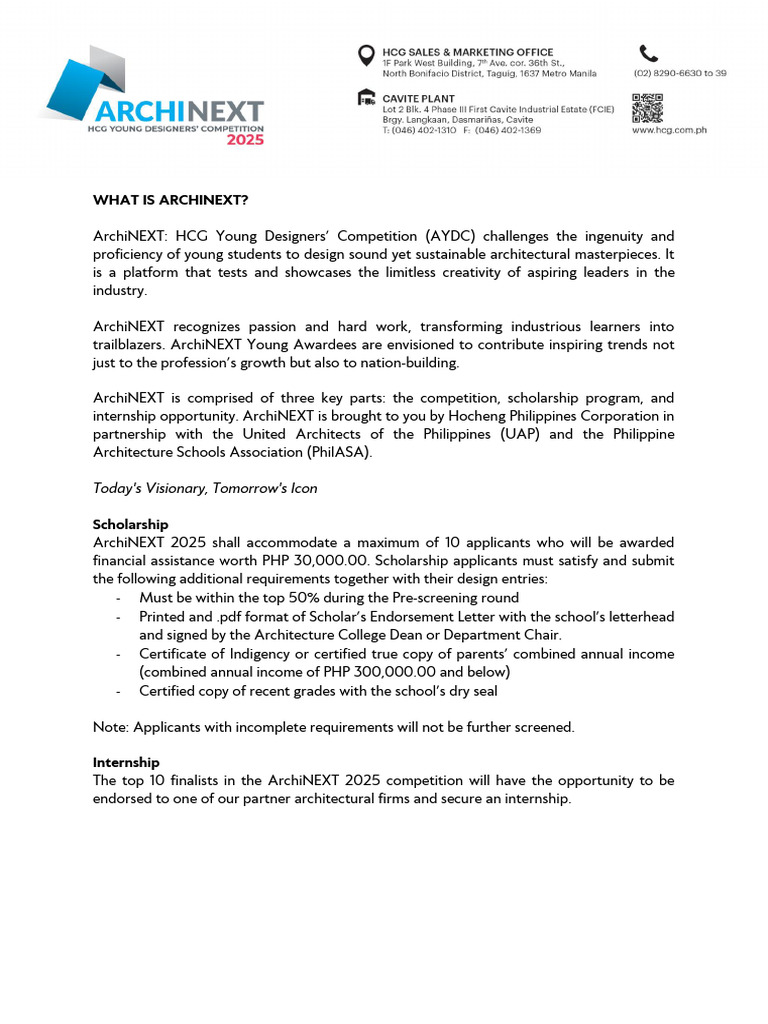 ArchiNEXT 2025 Complete Mechanics | PDF | Sustainability | Creativity