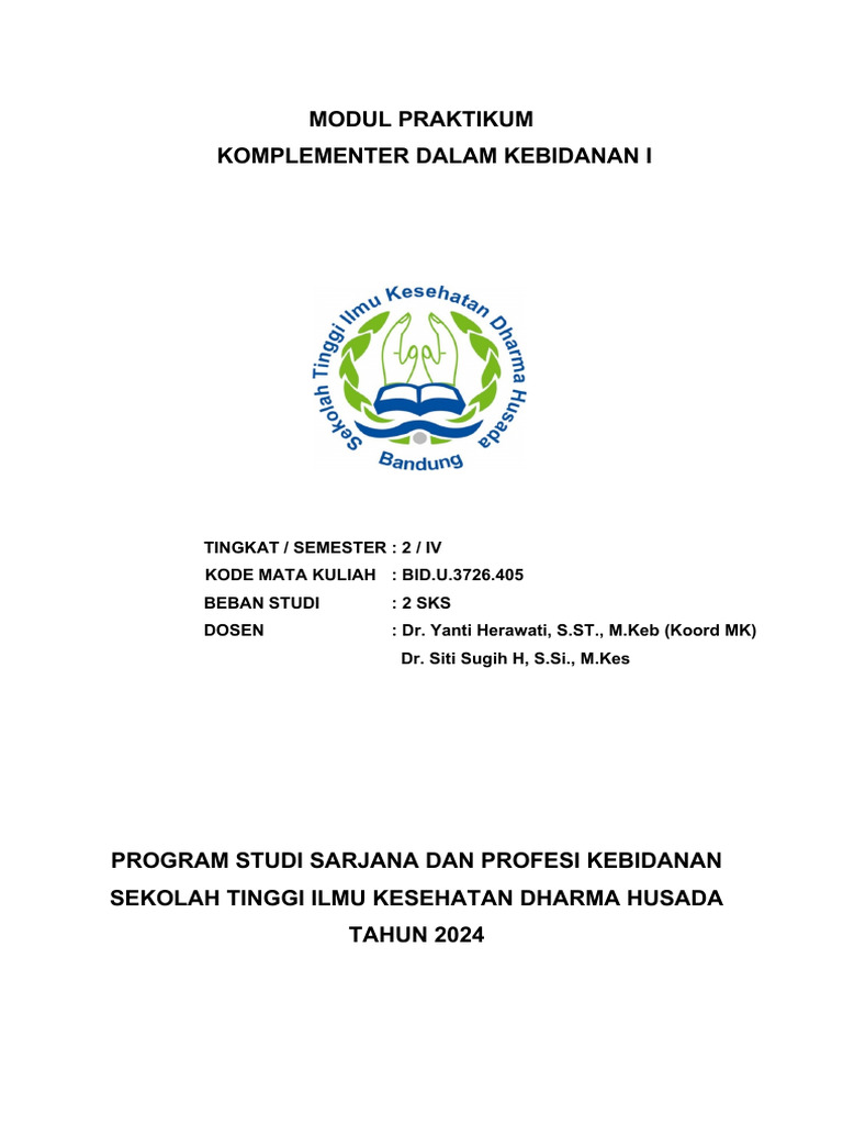 Modul Komplementer I_2024 | PDF