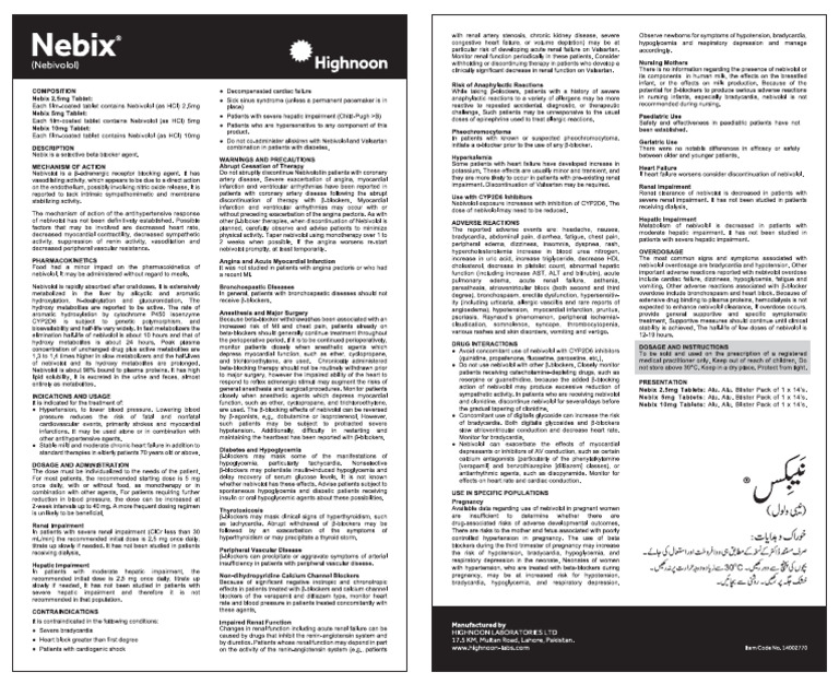 Nebix Insert | PDF