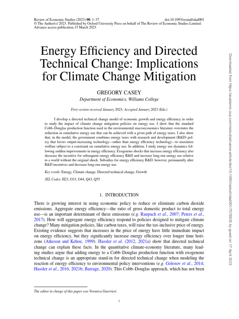 7 - Casey 2023 | PDF | Emission Intensity | Efficient Energy Use
