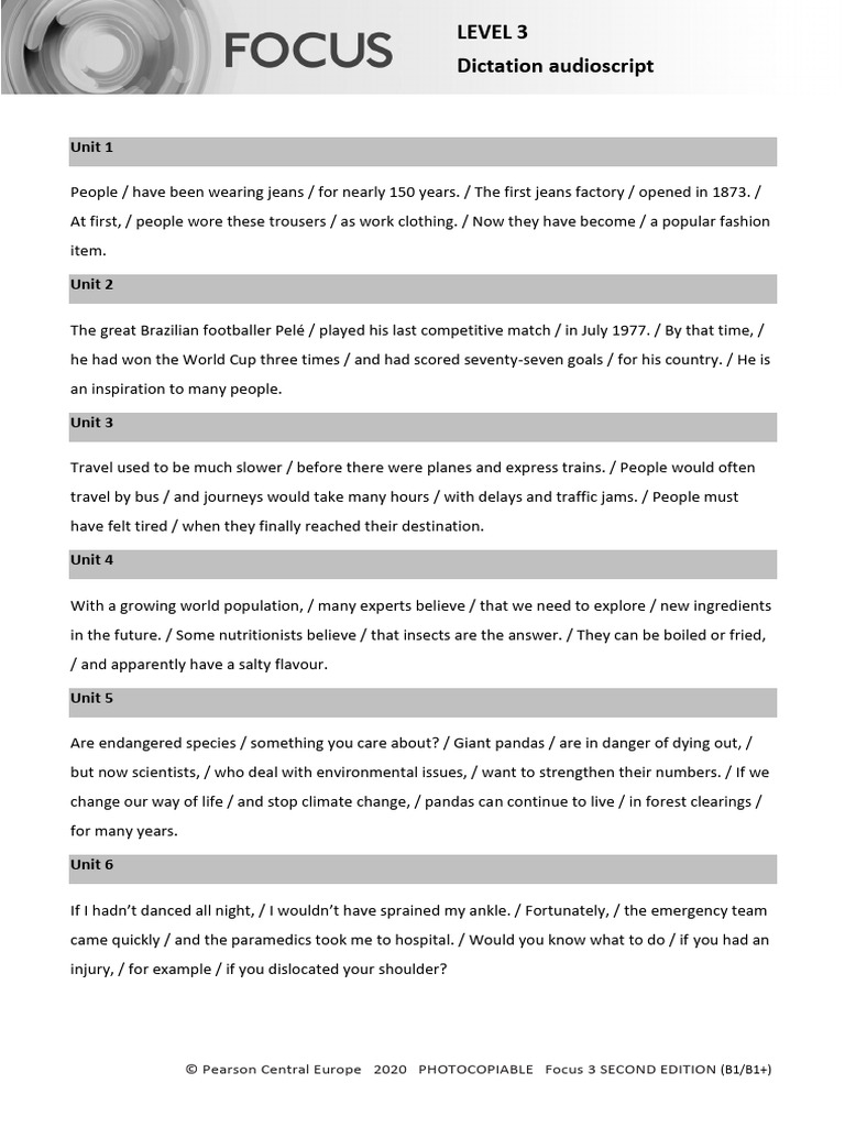 English Learning Dictations | PDF