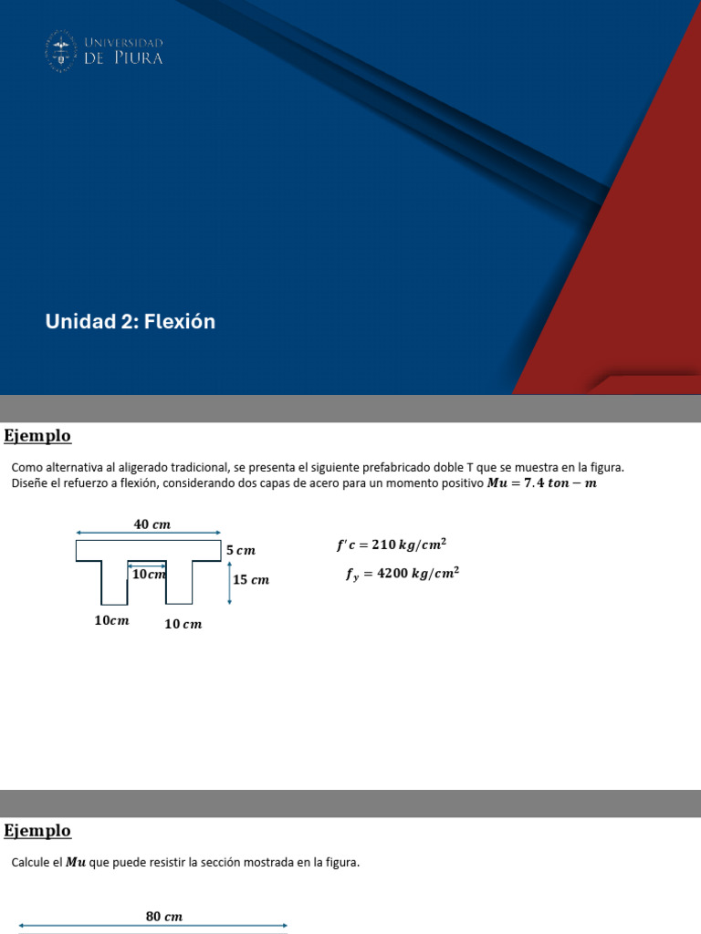 Unidad 2 - Flexión (Ejercicios P2) | PDF