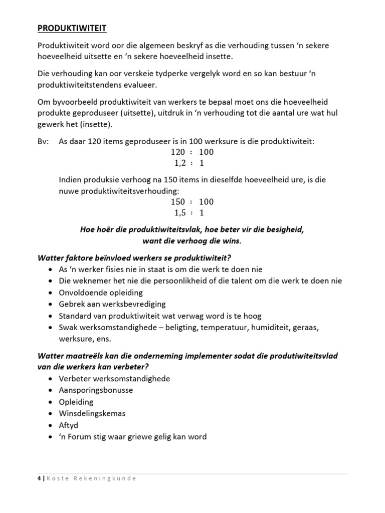 Boekstawing in Algemene Grootboek | PDF