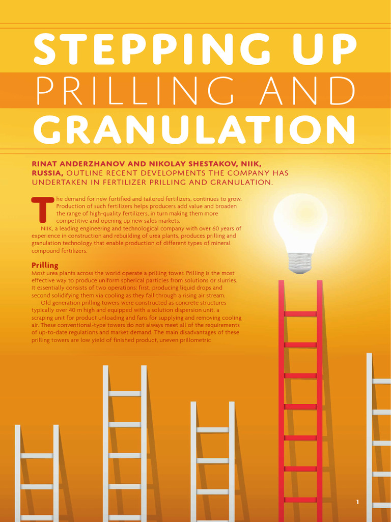 Prilling and Granulation | PDF | Fertilizer | Urea